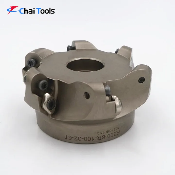 Indexable Flat Face Milling Cutter With Carbide Insert Rckt - Buy ...