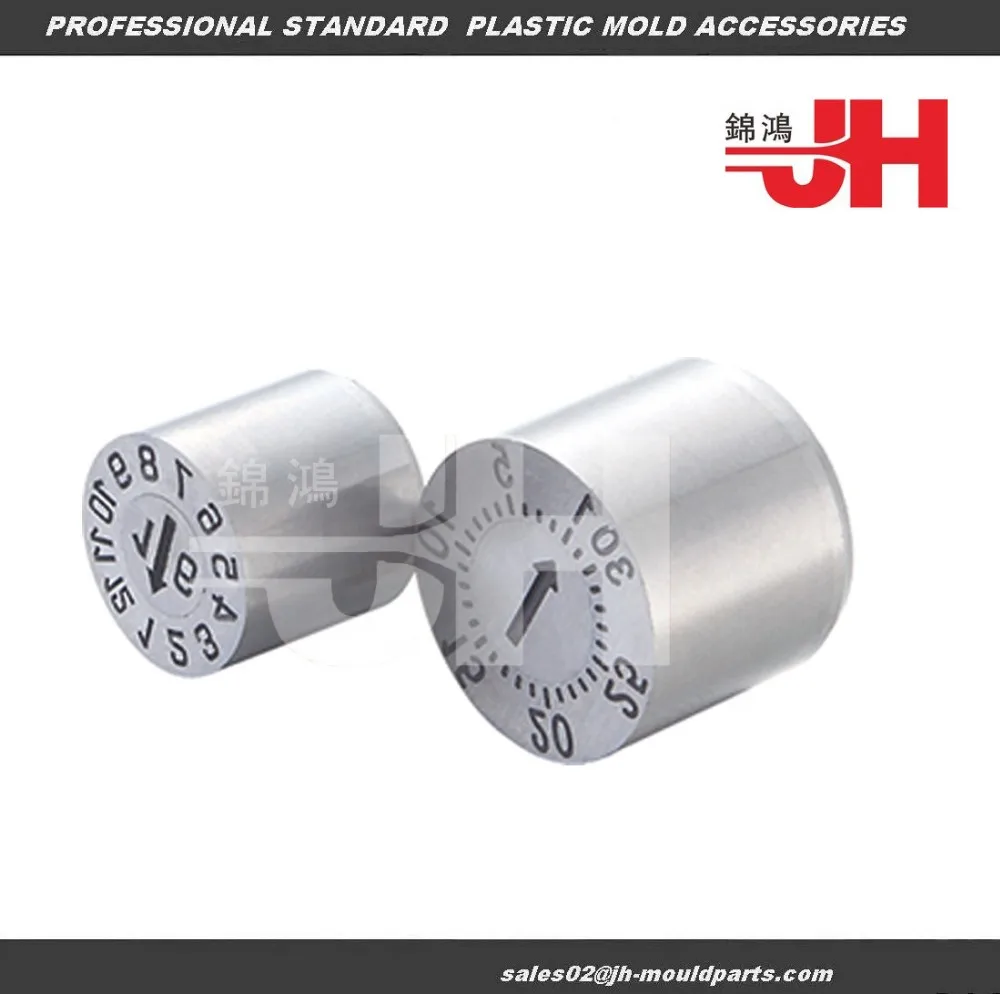 High Precision Date Stamp Insert for Injection Mold Plastic