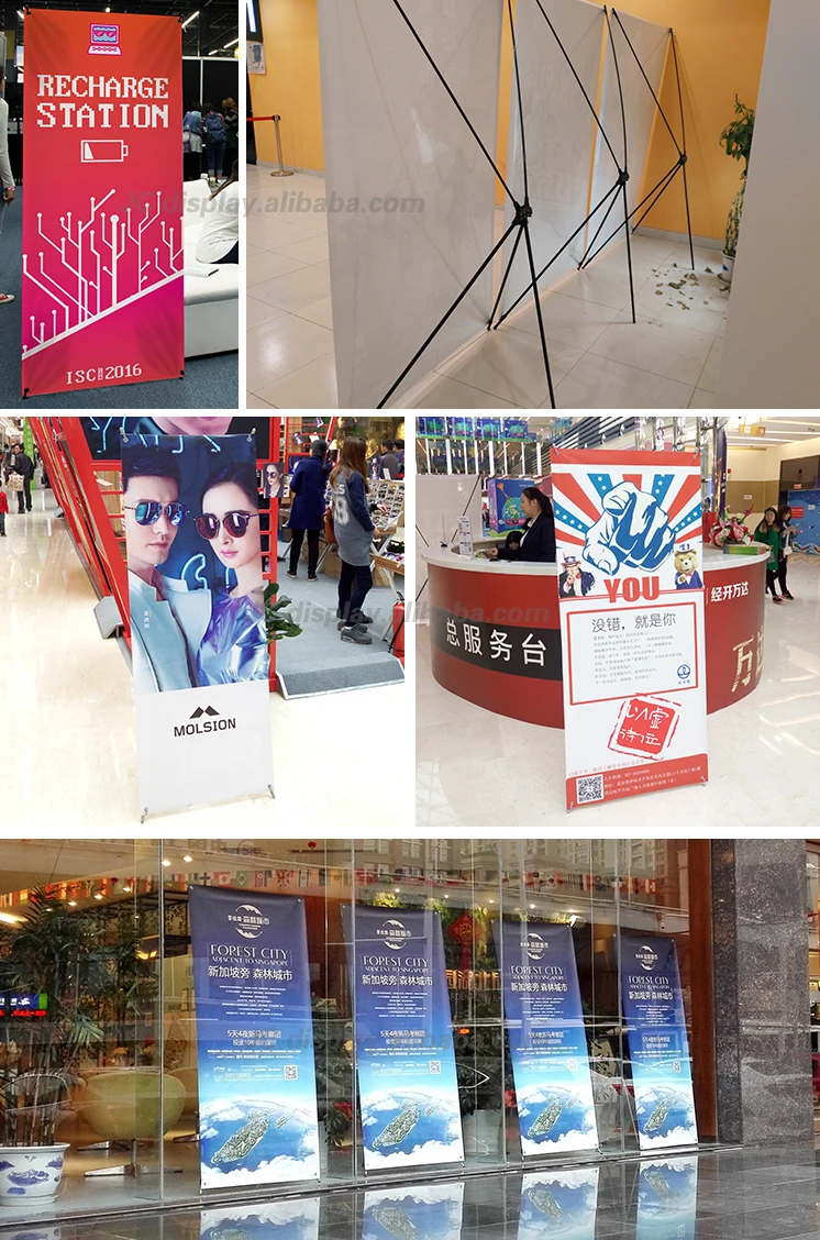 Advertising Display Stand 80*180 Cm X Banner Stand - Buy 80*180 Cm X ...