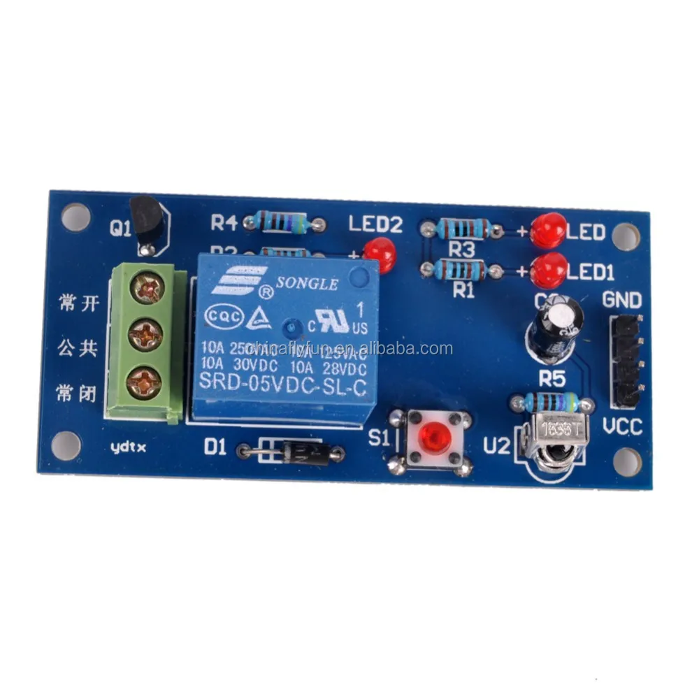 5v 1 Channel Infrared Remote Control Relay Module Learning Ir Switch ...