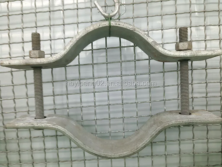 11kv 33kv Hot Galvanized Pole Clamp Cable Hoop For Overhead Pole ...