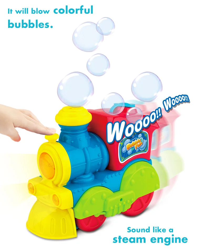 Battery Operated Removable Bubble Machine Juguetes For Kids Bump & Go ...