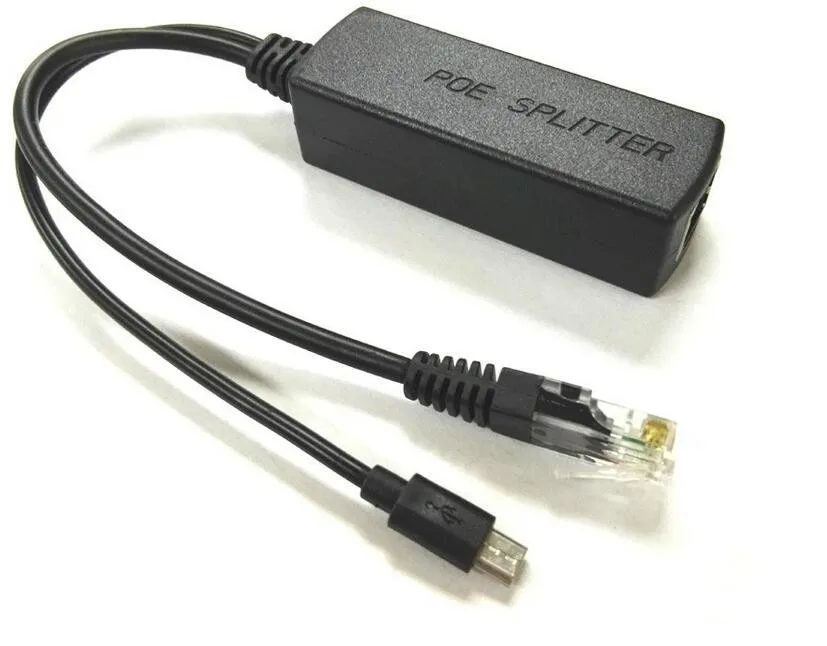 5V2A Micro Mini Usb POE Splitter for CCTV Camera - Stock