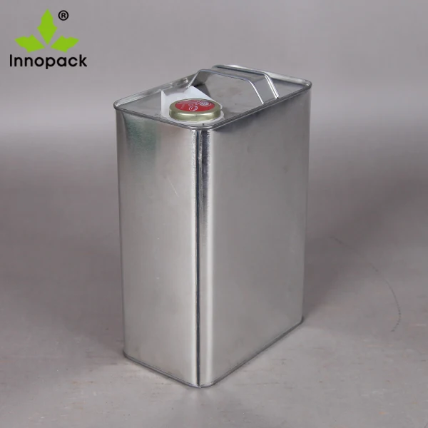1 Pint Metal F-style Tin Can,500ml Square Tin Can With Screw Top - Buy ...