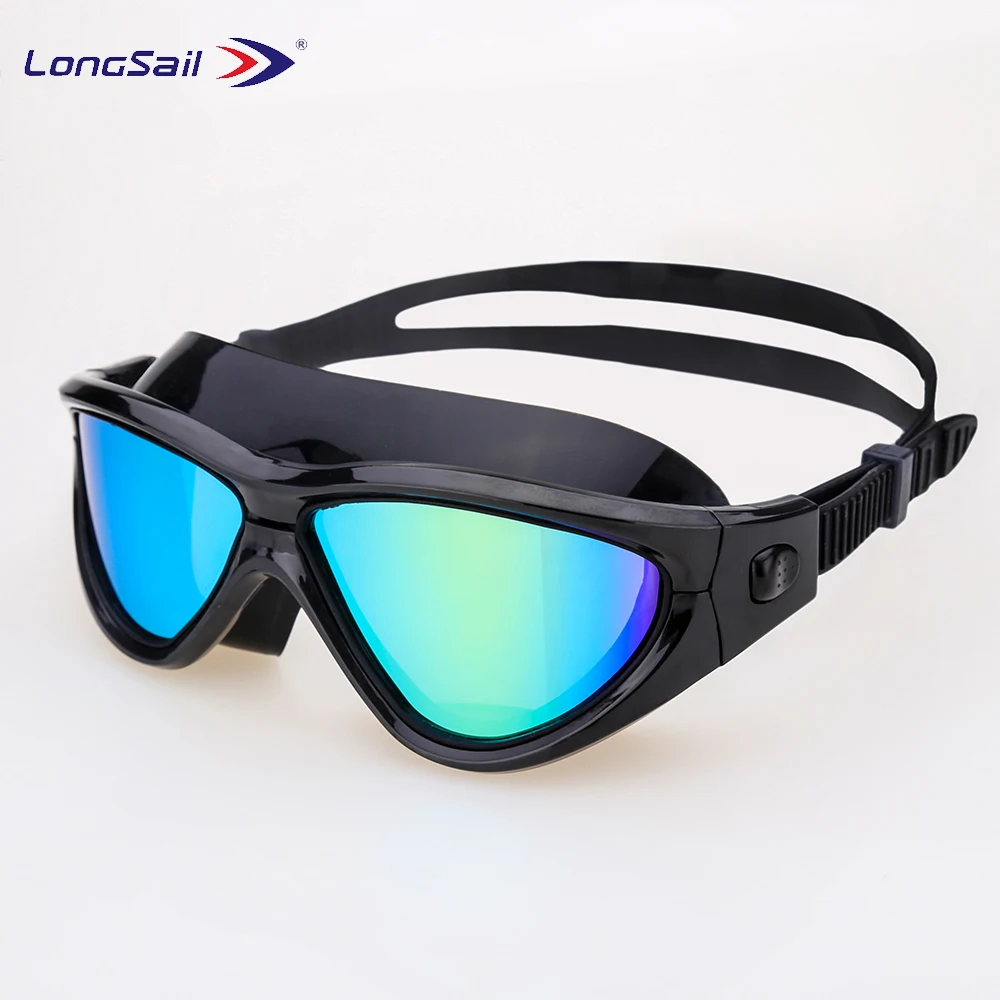 Cool Popular Colourful Coating Fancy Big Swimming Goggles - Buy ...