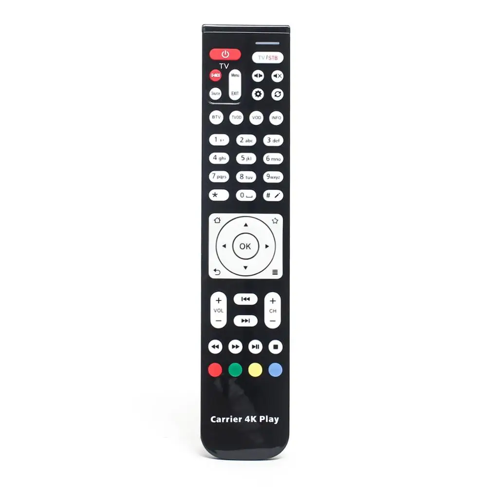49 Keys ROHS Custom IPTV Remote Control Code - ABS Material