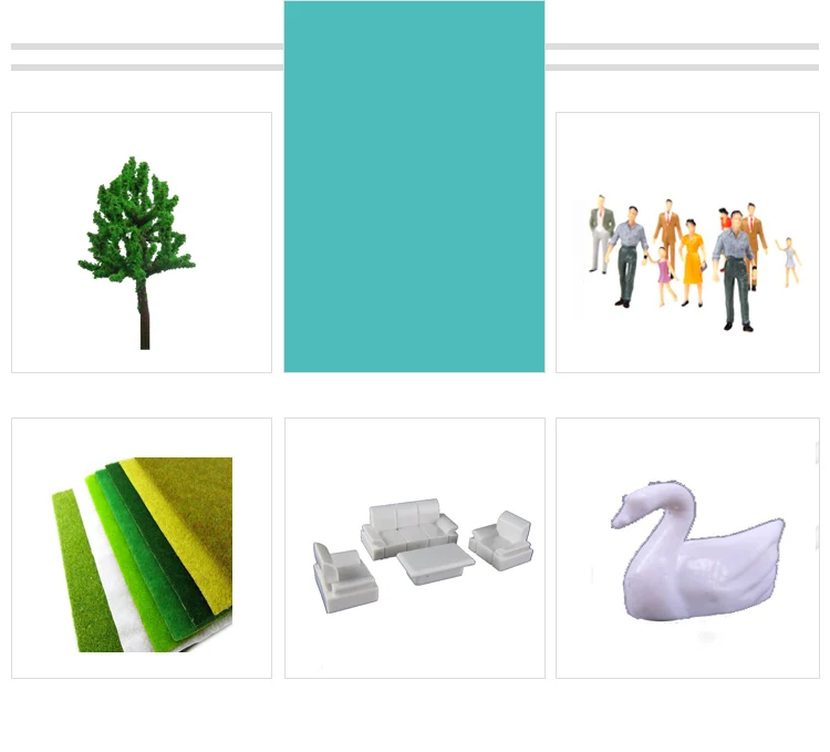 Mid Green Grass Mat - 1*2.5m for Architectural Scale Models