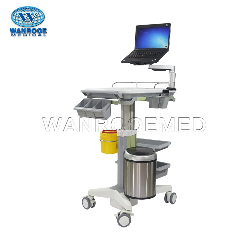 Bwt-002a Popular Mobile Nursing Station Simple Hospital Laptop Cart ...