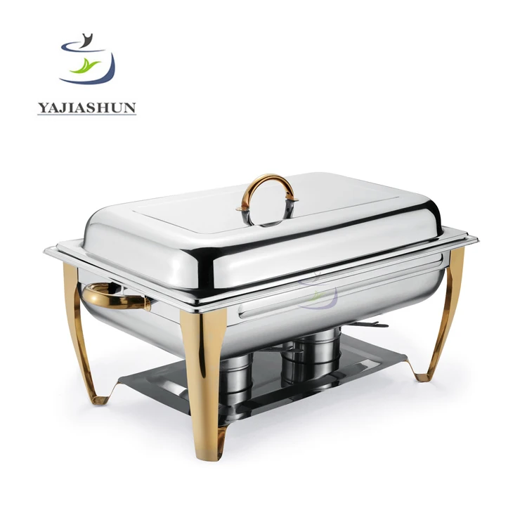 Commercial Buffet Equipment Stainless Steel Brass Copper Chafing Dish ...