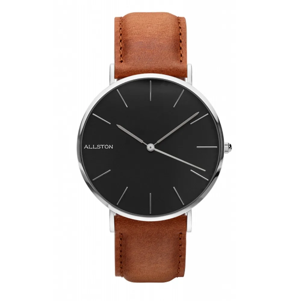 Dropshipping 2019 High Quality Minimalist Leather Strap Can Waterproof ...