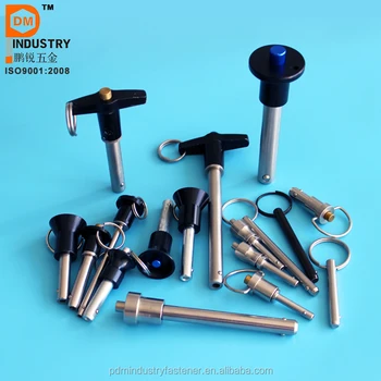 Button Handle Quick Release Pin/ball Lock Pin/positive Locking Pin ...