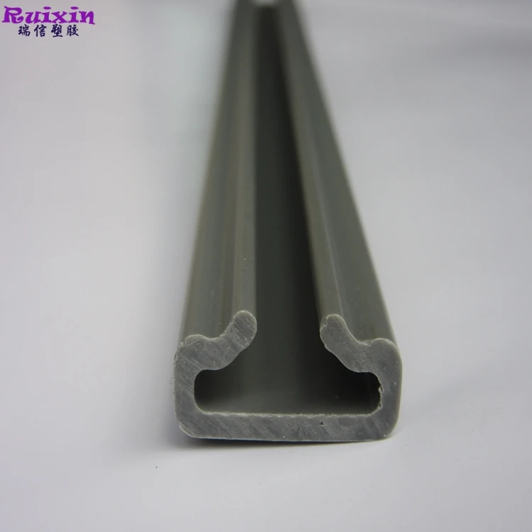 Customized C Profile Grey PVC U-Shaped Plastic Rigid Product Extruding ...