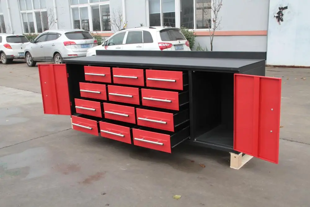 2020 Customized 12 Drawers Suihe 10FT Metal Tool Cabinet