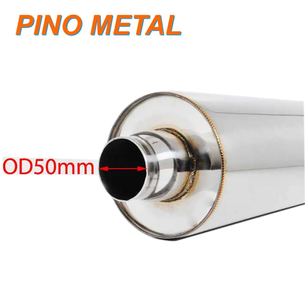 Universal Titanium Exhaust Muffler With Titanium Exhaust Tip - Buy ...