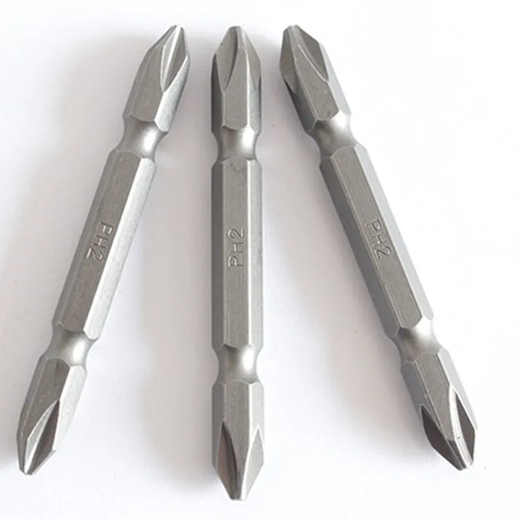 65mm Sand Blasting Cr-v Double End Phillips Ph2 Screwdriver Bits - Buy ...