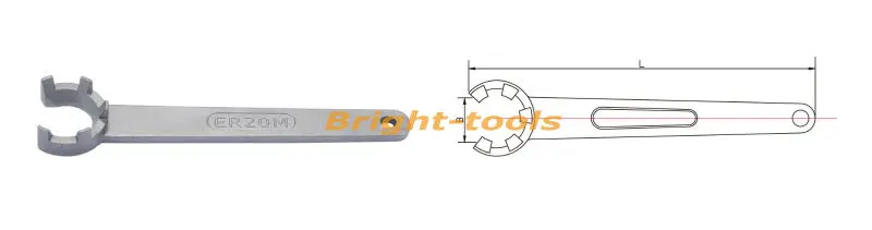 Bright-tools Precision Mini Type ER Collet Nuts & Spanners
