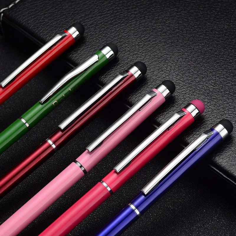 China Pen Factory Rubber Top Stylus Touch Screen Metal Slim Promotional ...