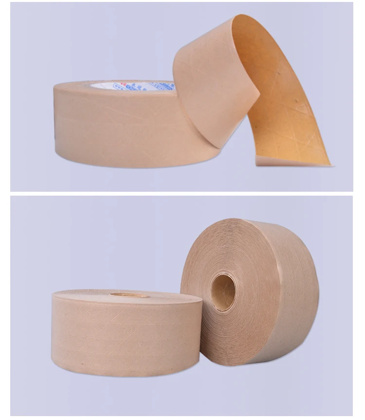Fiber Reinforced Gummed Water Activated Kraft Paper Tape - Buy Fiber ...