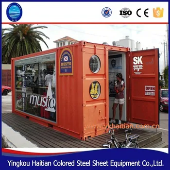 Pop-up Mobile Coffee Shop Container Design,10ft/20ft/40ft Prefabricated ...