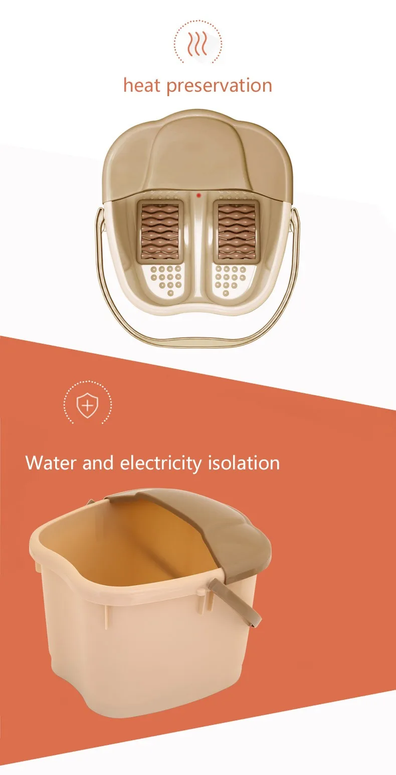 Electric Foot Bath Massagersoft Foot Spa Massagerair Bubble Bath Spa 4568