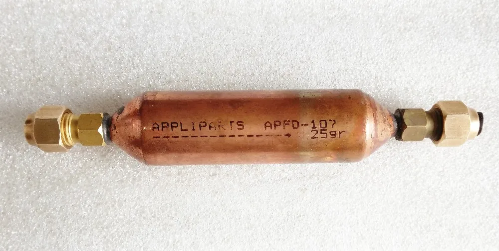 Copper Filter Drier For Air Conditioner Parts Dry Filter Strainer ...