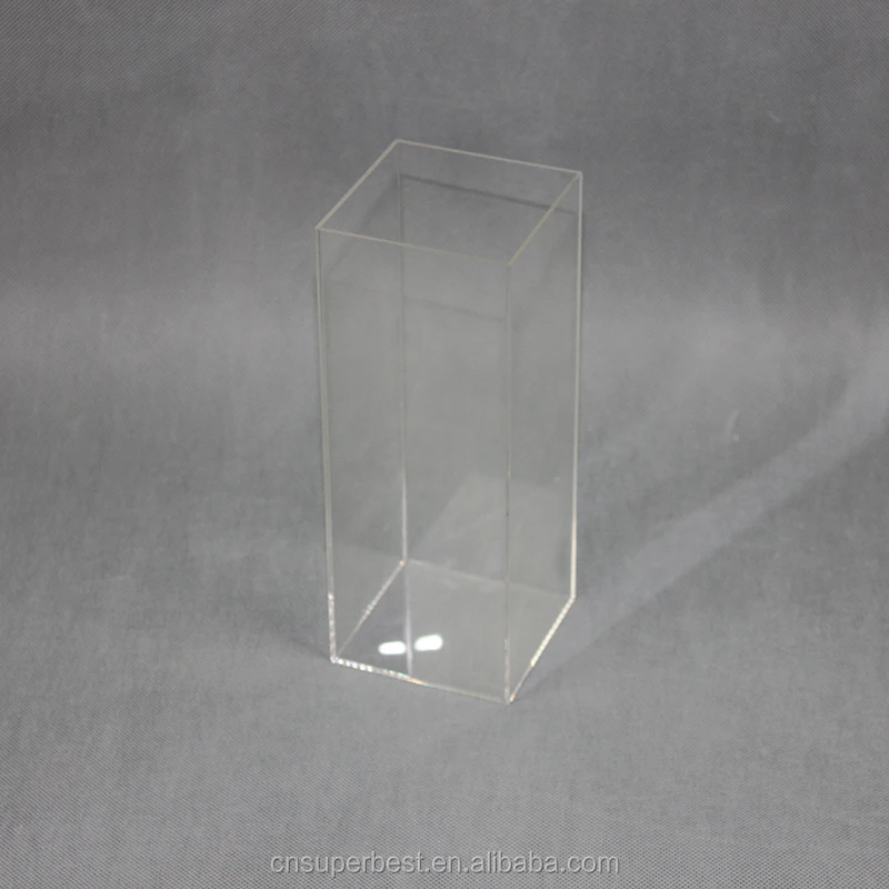 PMMA Plexiglass Clear Acrylic Rectangle Box - Durable & Versatile
