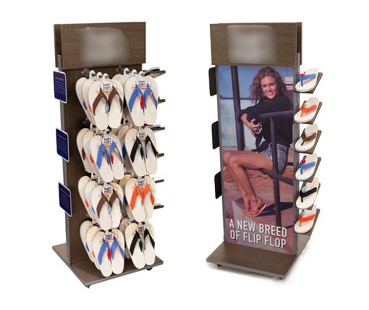 Retail Store Design Wooden Flip Flop Slipper Display Stand - Buy Wooden ...
