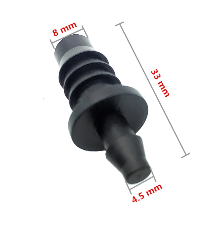 1/4" 3/8" Barbed End Cap Lawn Irrigation Pipe Plug - Buy Plastic Pipe ...