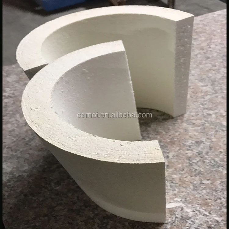Refractory Vacuum Formed Ceramic Fiber Special Shaped Tube Cutting ...