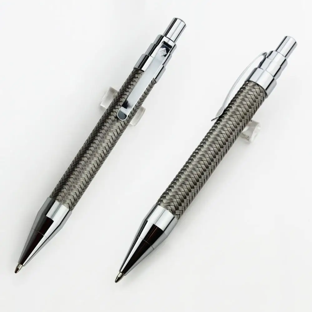 High Quality Stainless Steel Metal Silver Mesh Pen Custom Logo Steel ...