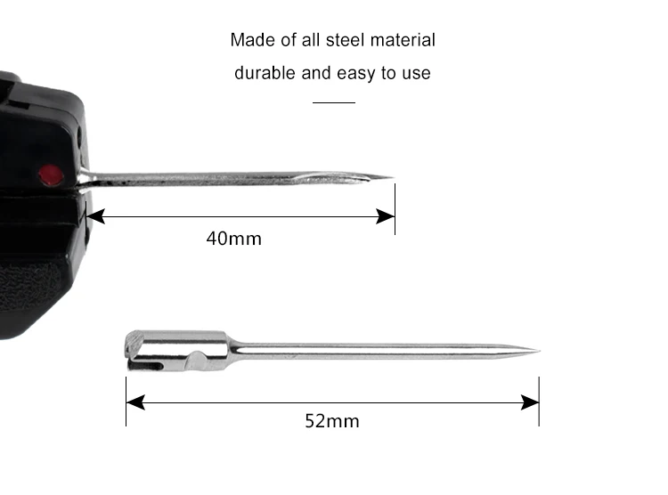 52mm All Steel Super Long Tag Gun Tagging Needle - Buy Needles Tagging ...