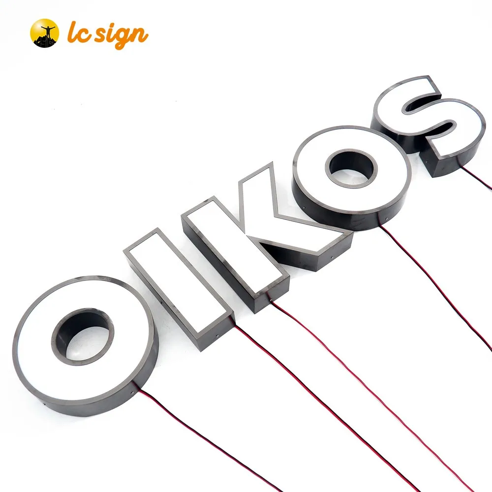 Illuminated Sign Alphabet Slide Letters Backlit Channel