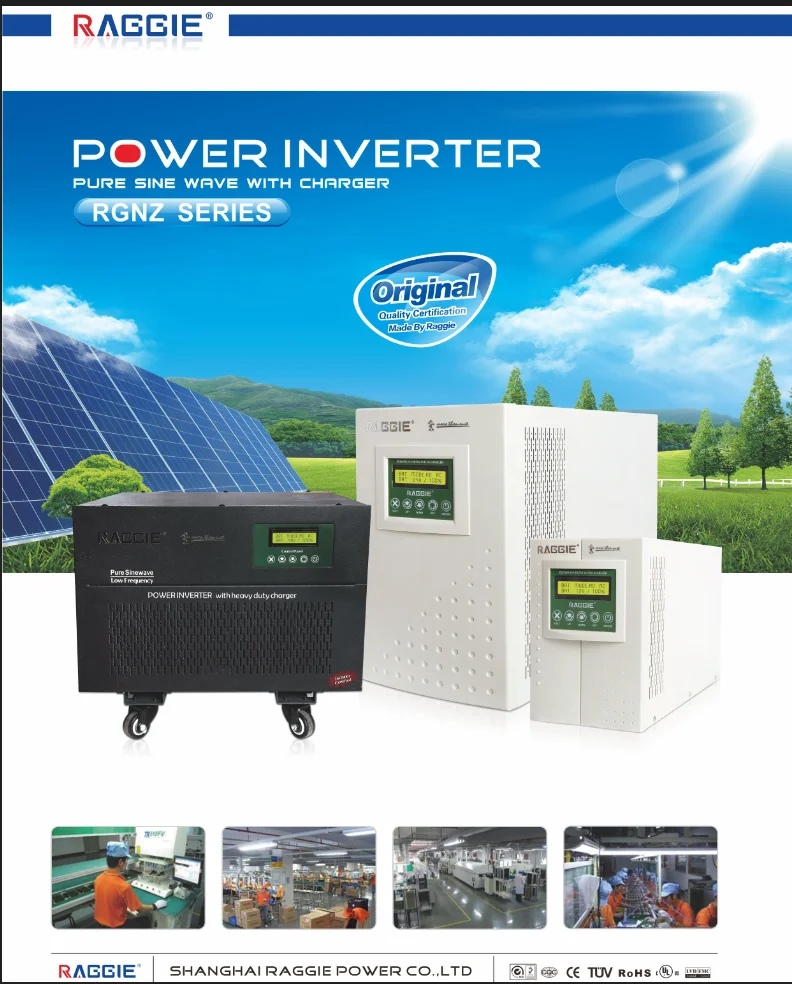 Raggie 10kva Power Inverter With Charger For Big Power Dc/ac System ...