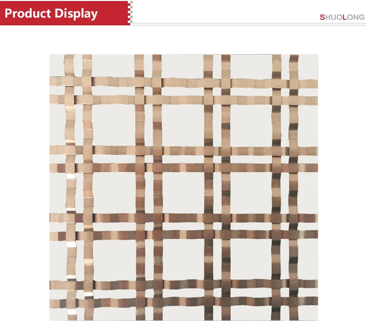 Decorative Kent Wire Mesh Design MJ09 - Stainless Steel