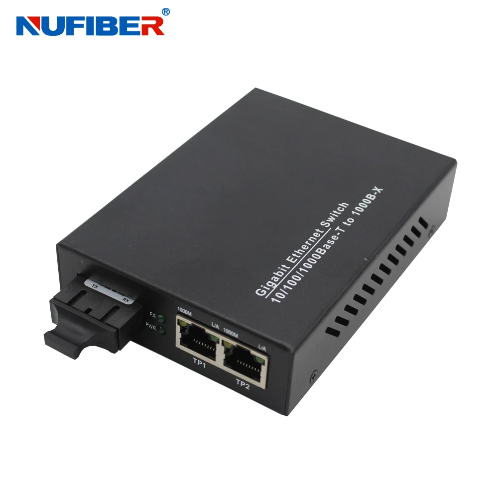 8-port Ge Utp+1port Ge Sfp Slot Gigabit Fiber Ethernet Switch Network ...