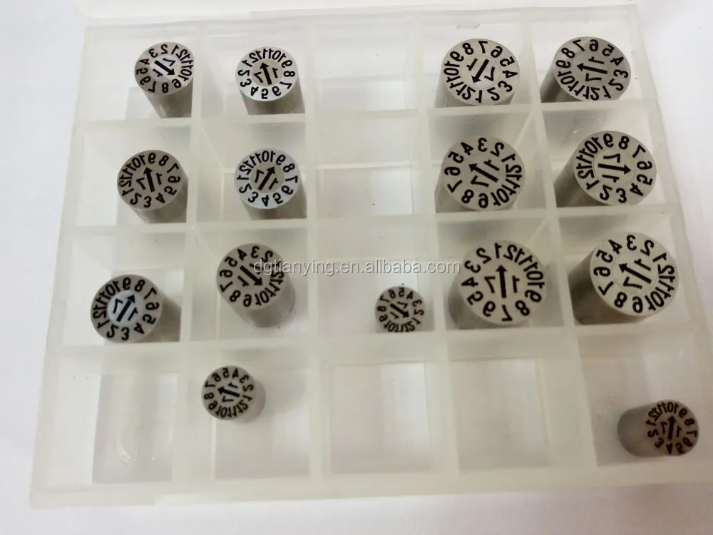 Steel Date Stamp Date Insert Code Marked Pin For Die - Buy Month Year ...