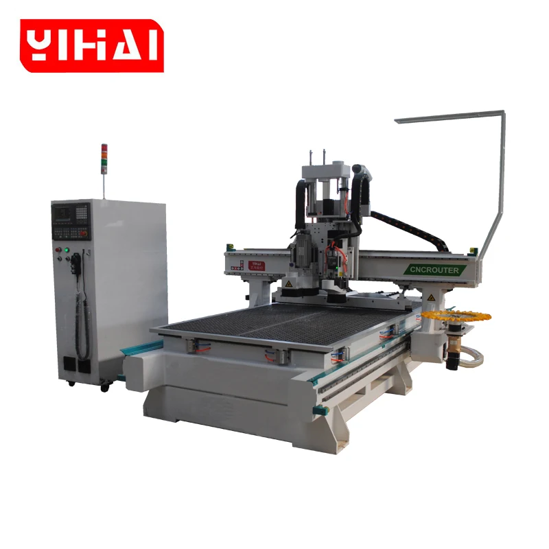 Yihai Automatic Loading And Unloading Atc Cnc Router Nesting Machine