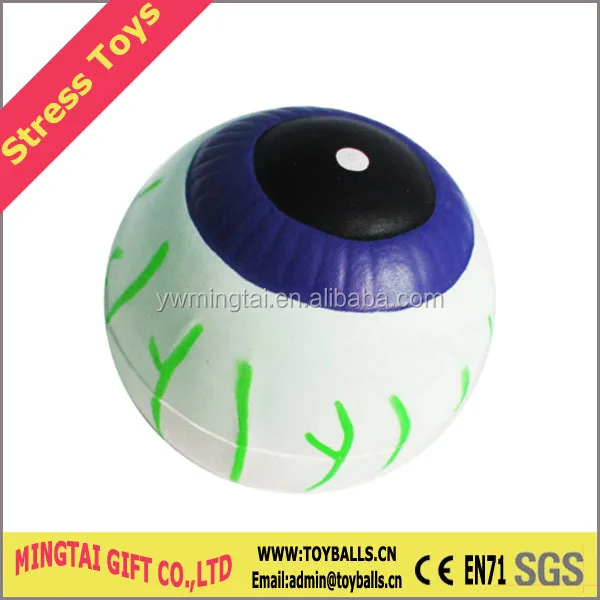Pu Eyeball Shaped Stress Ball,Stress Reliever Toys - Buy Eyeball Shaped ...