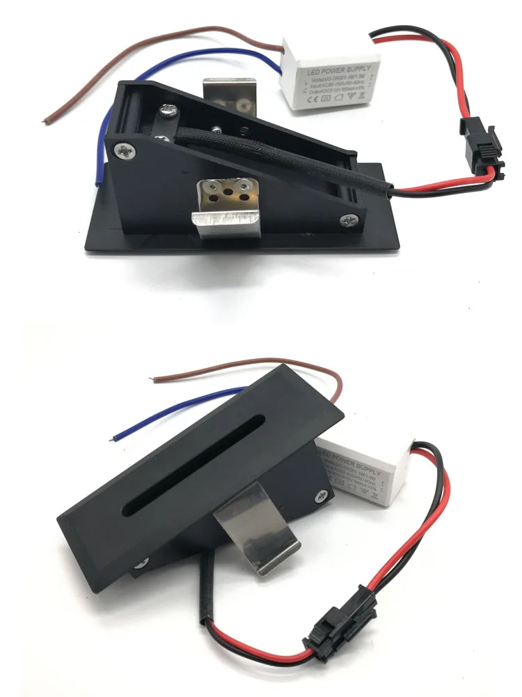 Modern Recessed Led Stair Light Rectangle Ac85-265v Indoor Led Wall ...