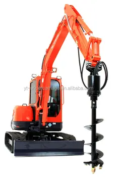 Hitachi Excavator Auger Attachment Earth Drill - Buy Excavator Auger ...