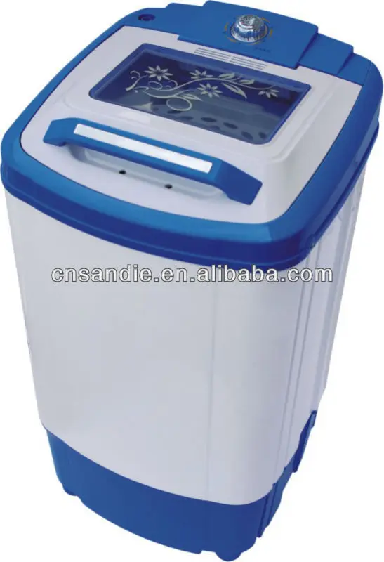 Single Tub Washing Machine - Mini Portable Semi-Automatic Washer with Dryer