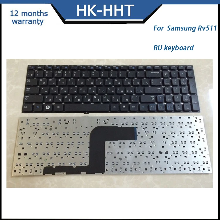 For Samsung Rv511 Rv520 Rv509 Rv515 Black Color Russian Keyboard - Buy ...