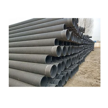 24 Inch Hdpe Double Wall Corrugated Pe Drainage Pipe 18inch Plastic ...