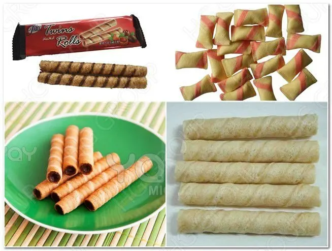 Low Cost Chocolate Filled Wafer Stick Machine/small Wafer Stick Making ...