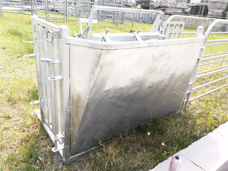 Steel Goat Handling Equipment - Sheep Catcher & Turnover Crate