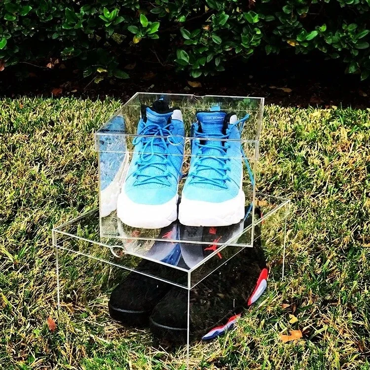 Acrylic Showcase Clear Acrylic Shoe Box,Slide Out Acrylic Shoe Sneaker ...