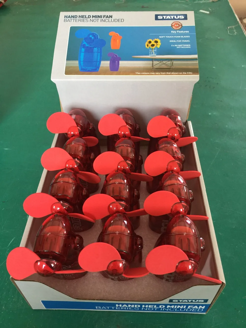 Portable Fan Mini Plastic Battery Operated Hand Held Fan Portable ...