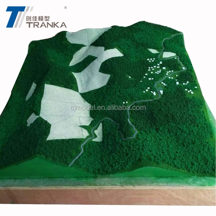 High Quality Topographic Model with Contour Line for Urban Planning