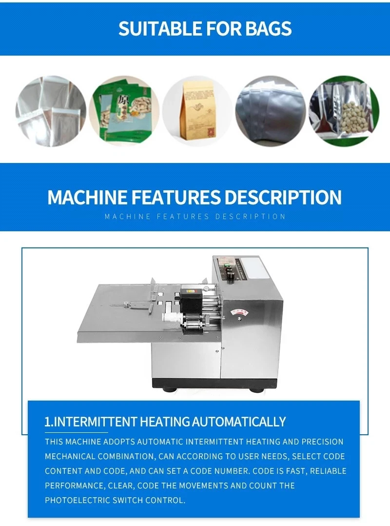 Hot Selling Plastic Bag Expiry Stamping Machine,Pouch Date Machine ...