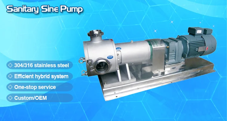 Sanitary Stainless Steel Food Grade Sine Pump - ZHS-1